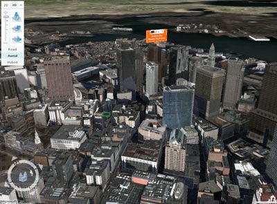 earthware | Microsoft Virtual Earth 3d (beta) released